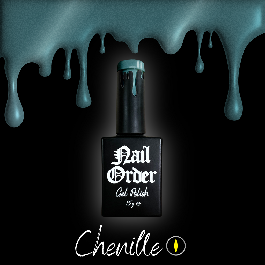 Chenille Soft Touch Gel Polish - Rich Teal Velvet - UK Made | Nail Order