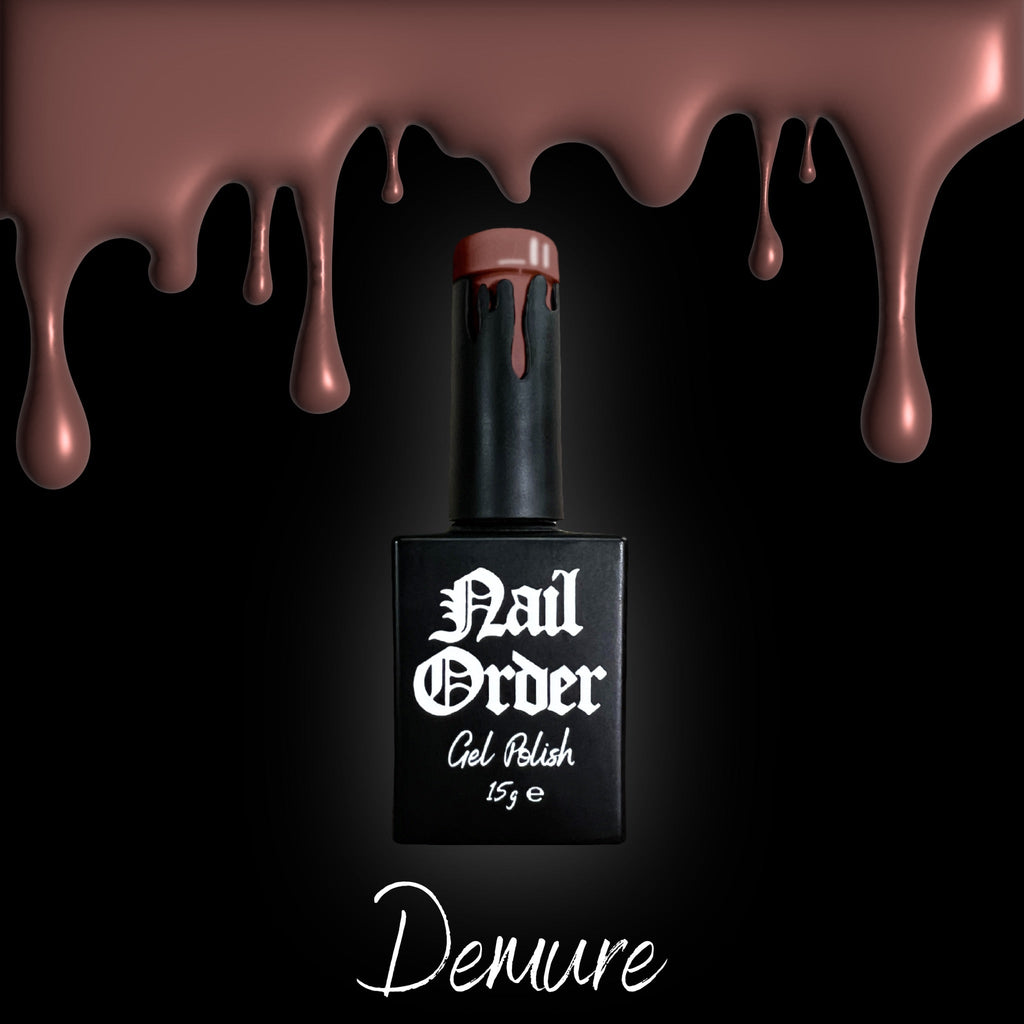 Demure Gel Polish - Dusty Pink Neutral | Nail Order