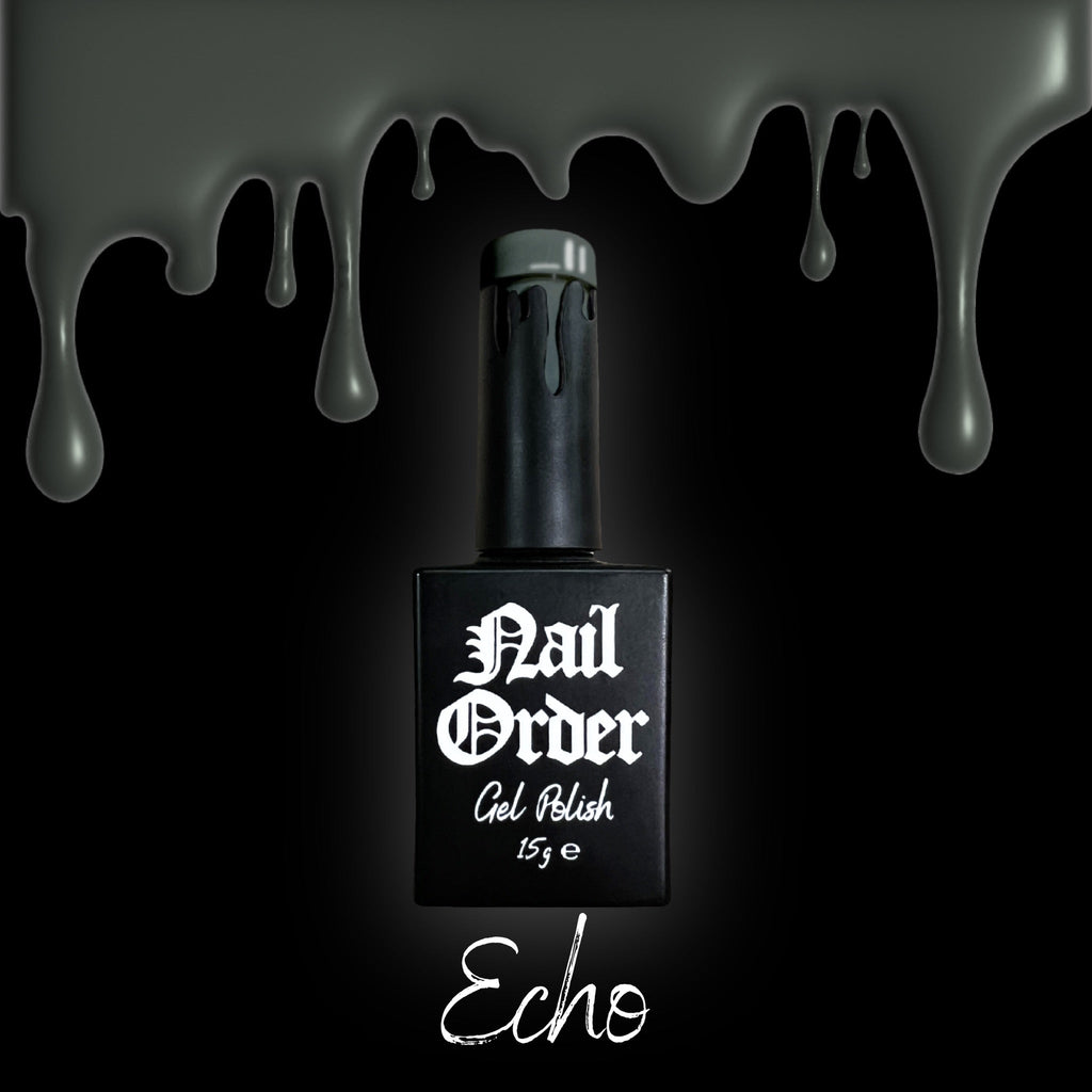 Echo Gel Polish 15g - Murky Grey with Green Tinge | Nail Order
