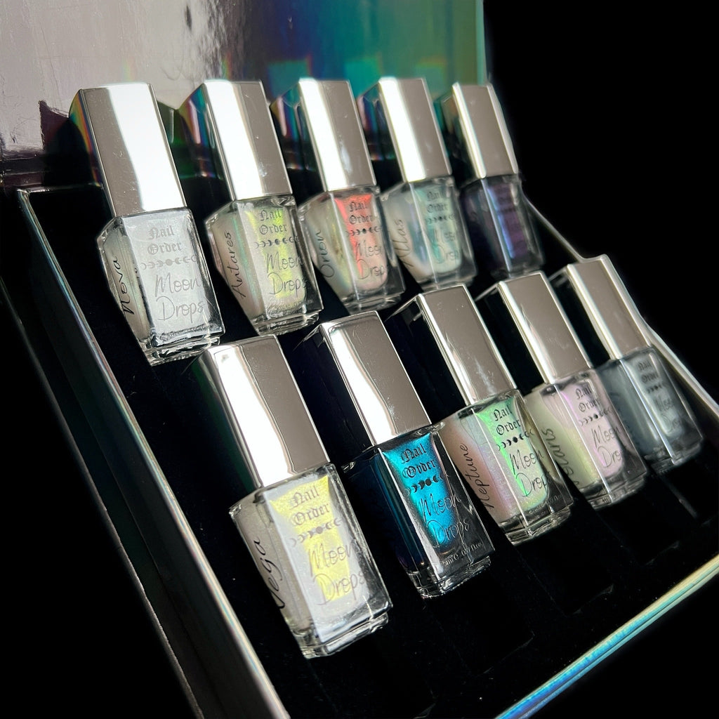 Moon Drops Liquid Chrome - 12 Colours | Nail Art | Nail Order